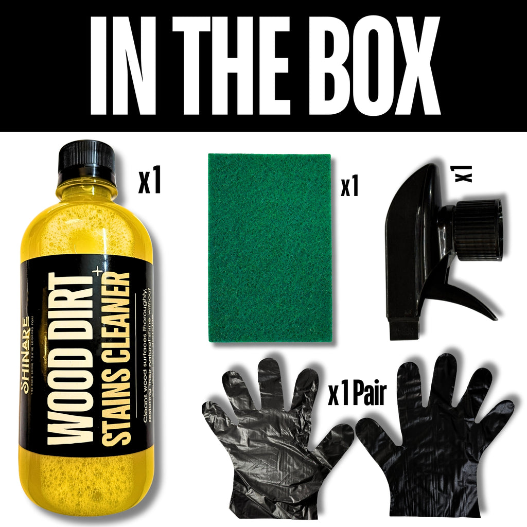 Powerful Wood Dust and Stains Cleaner with Kit 500ml | Shinare